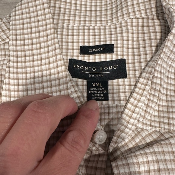 Pronto Uomo | Shirts | Pronto Uomo Classic Fit Mens Short Sleeve Shirt ...